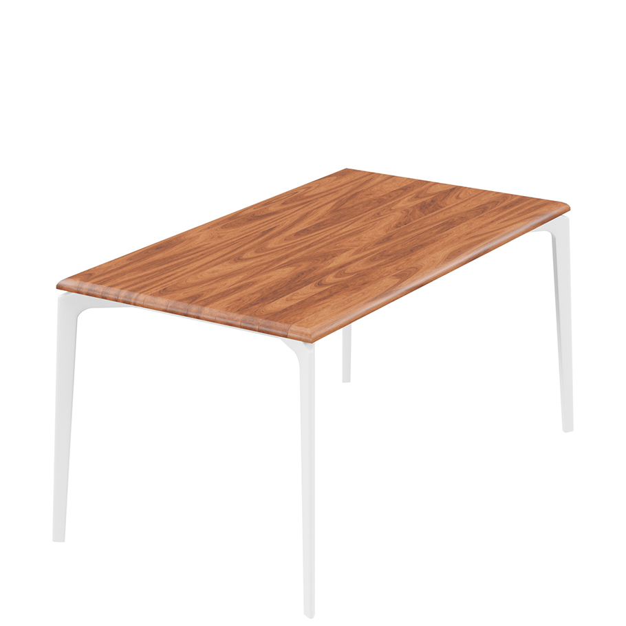 ALLSIZE IROKO TOP DINING TABLE RECTANGLE 161 - JANUS et Cie