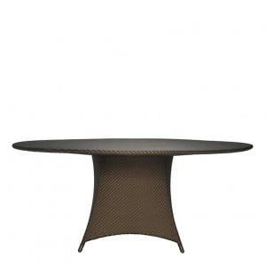 AMARI FULLY WOVEN DINING TABLE ROUND 180 - JANUS et Cie