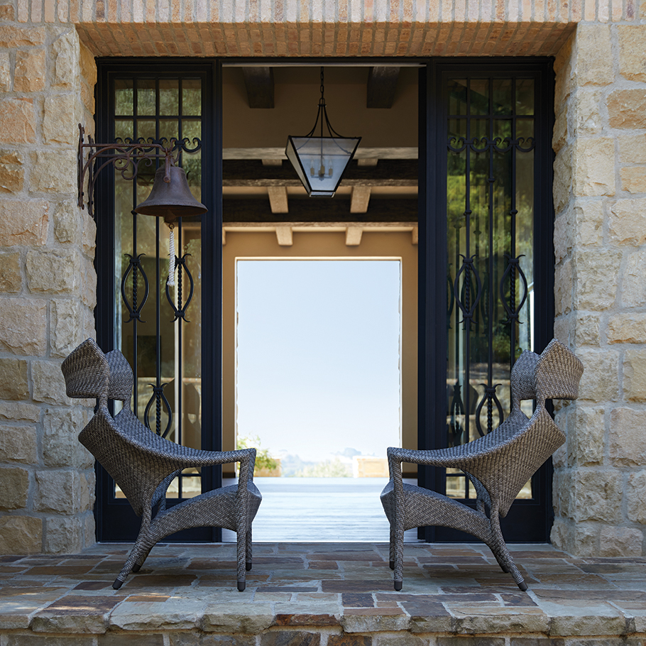 AMARI HIGH BACK LOUNGE CHAIR - JANUS et Cie