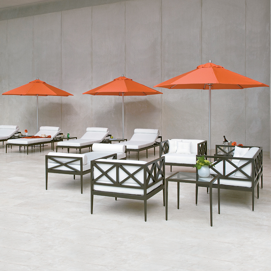 AZIMUTH CROSS CHAISE LOUNGE - JANUS et Cie