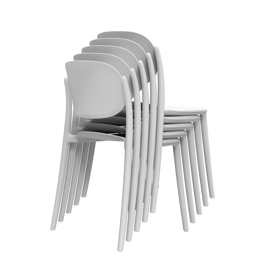 BOY STACKABLE SIDE CHAIR - JANUS et Cie