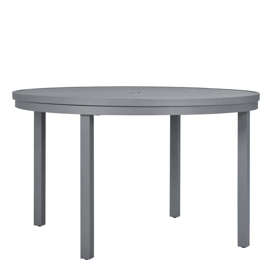 DUO DINING TABLE ROUND 121 WITH UMBRELLA HOLE - JANUS et Cie
