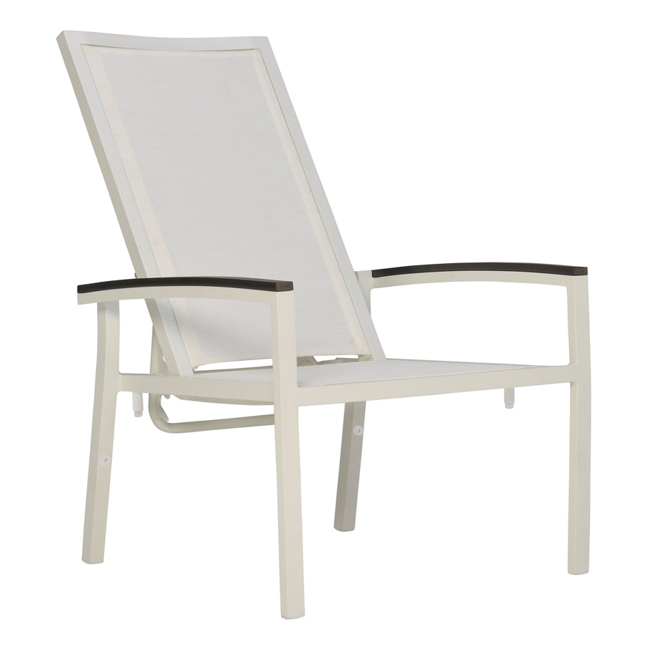 DUO STACKABLE MESH RECLINING LOUNGE CHAIR JANUS et Cie
