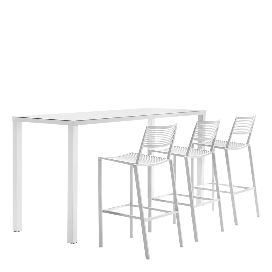 EASY COMMUNAL BAR TABLE RECTANGLE 200 - JANUS et Cie
