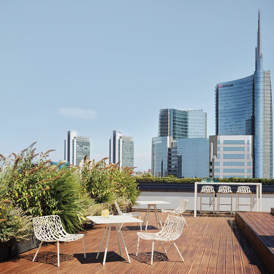 EASY COMMUNAL BAR TABLE RECTANGLE 200 - JANUS et Cie