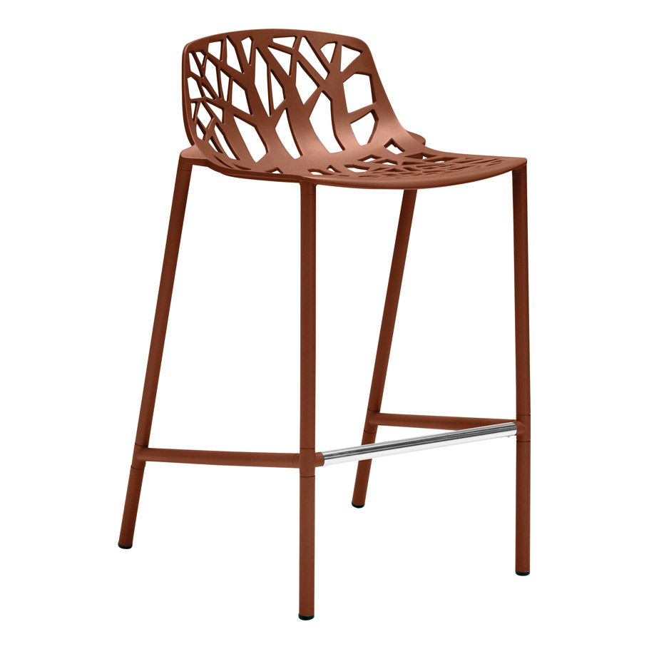 FOREST LOW BACK COUNTER STOOL - JANUS et Cie