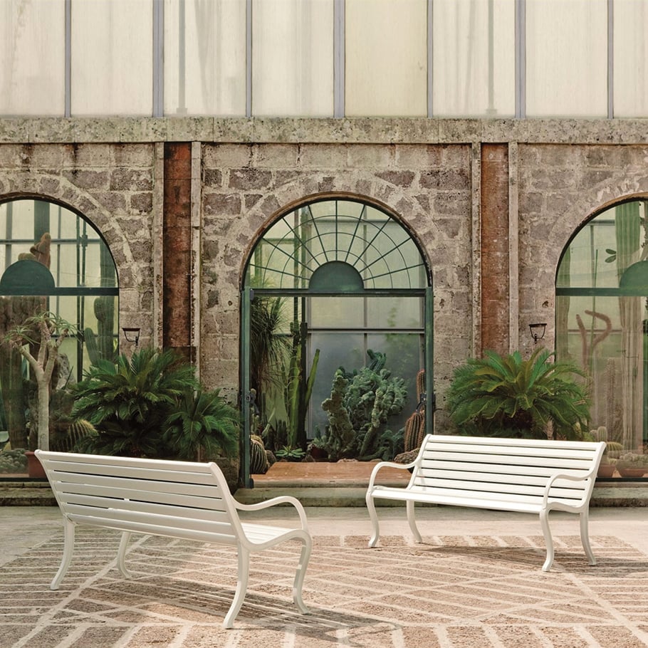 OASI BENCH WITH ARMS 162 - JANUS et Cie