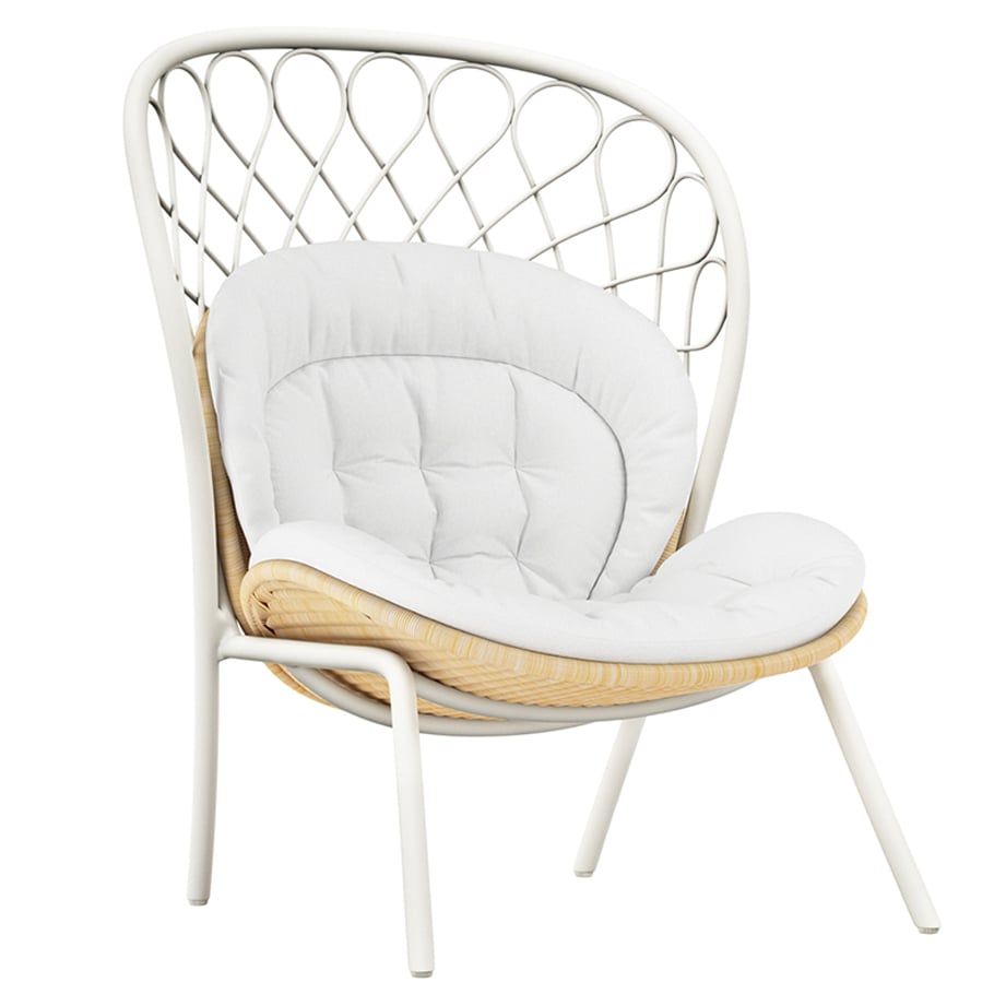 PLUME HIGH BACK LOUNGE CHAIR - JANUS et Cie