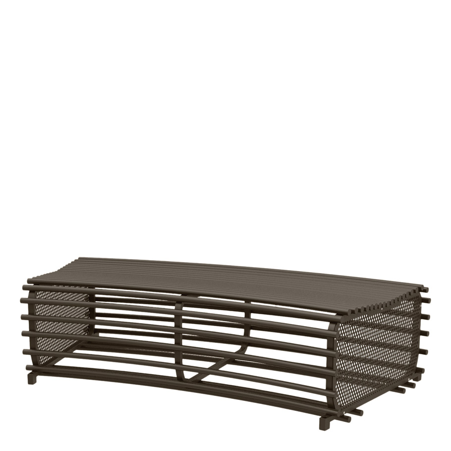 RIO BACKLESS BENCH CURVED 169 - JANUS et Cie