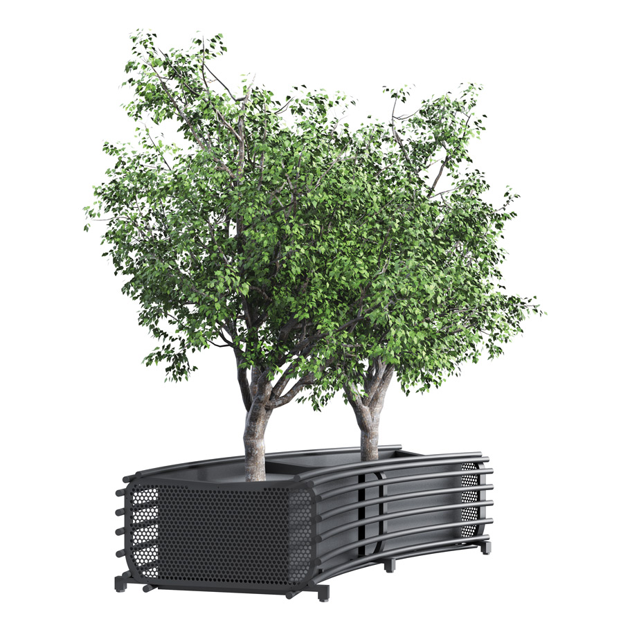 RIO PLANTER CURVED 189 - JANUS et Cie