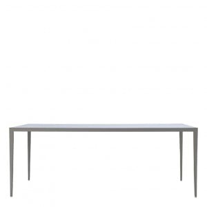 SLANT GLASS TOP DINING TABLE RECTANGLE 200 - JANUS et Cie
